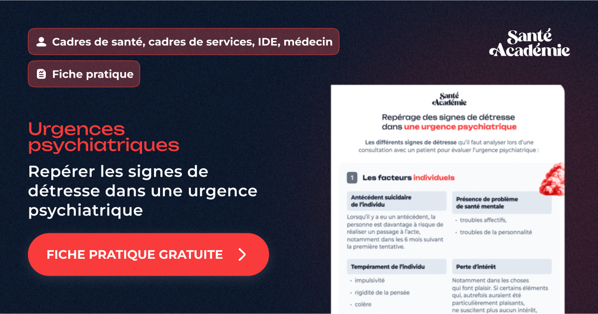 Repérer les signes de détresse en urgences psychiatriques ...