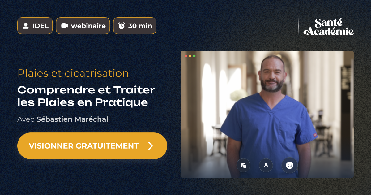 "Comprendre et traiter les plaies en pratique" Regardez le replay ...